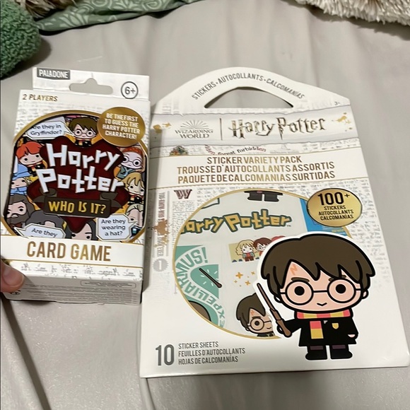 Toys | Harry Potter Bundle Card Game And Sticker Pack | Poshmark